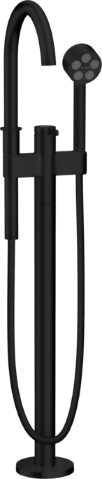 AXOR One Bath mixers: 2 functions, Matt Black, Item No. 48440670