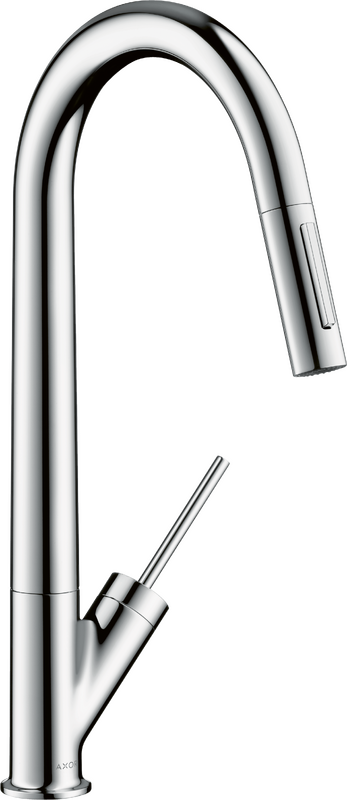 AXOR Kitchen sink mixers: AXOR Starck, HighArc Kitchen Faucet 2-Spray ...