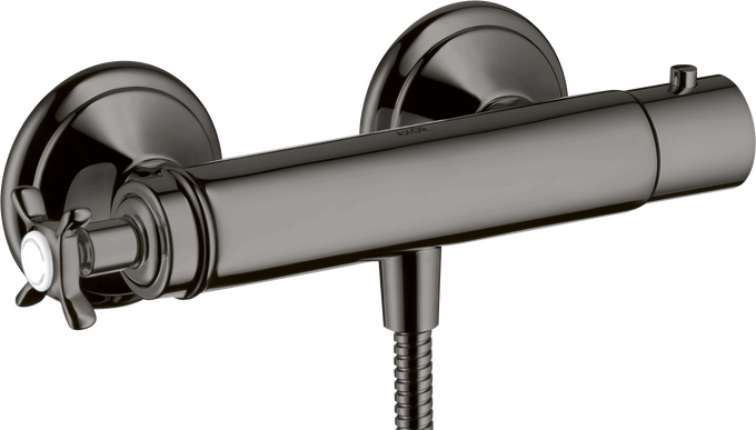 AXOR Montreux Shower mixers: two-handle, 1 function, Polished Black ...