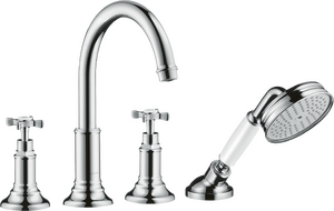 AXOR Montreux Bath mixers: designed to run 2 outlets, chrome, Item No ...