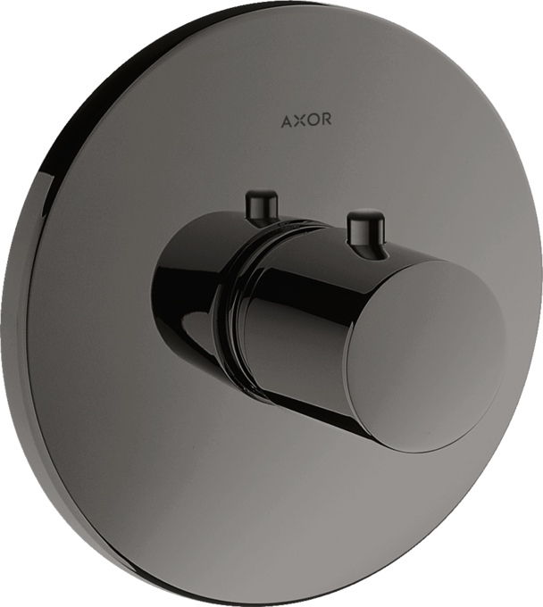 AXOR Uno Shower mixers: 1 function, Polished Black Chrome, Item No ...