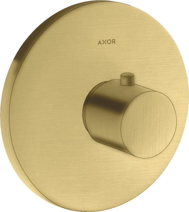 AXOR Uno Shower mixers: single lever, 1 outlet, Brushed Brass, Item No ...
