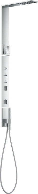 AXOR Shower panels: AXOR ShowerComposition, 1 spray mode, Item No. 12595000