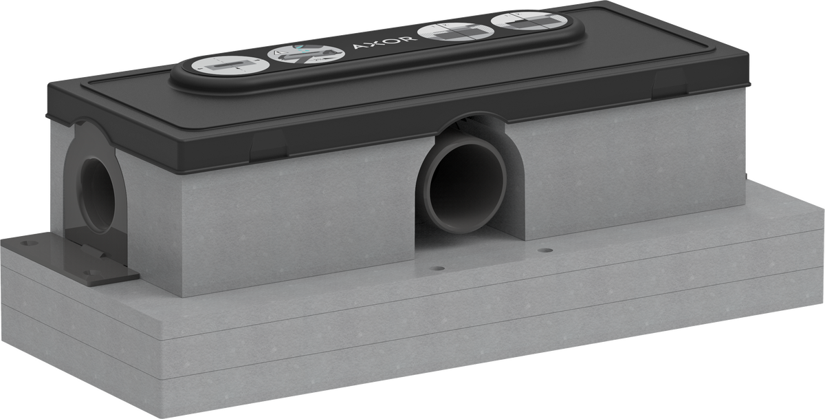 AXOR Concealed basic set shower drains: AXOR uBox universal, Base set ...