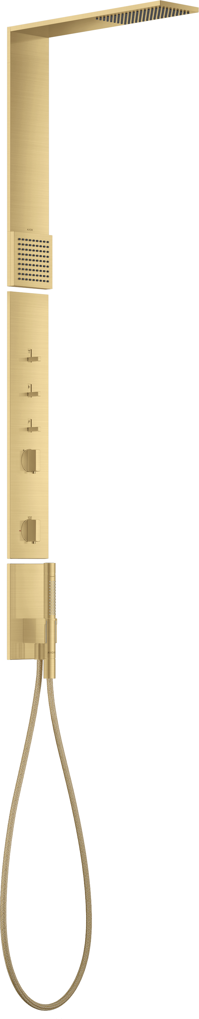 AXOR Shower panels: AXOR ShowerComposition, 1 spray mode, Art. no. 12595251