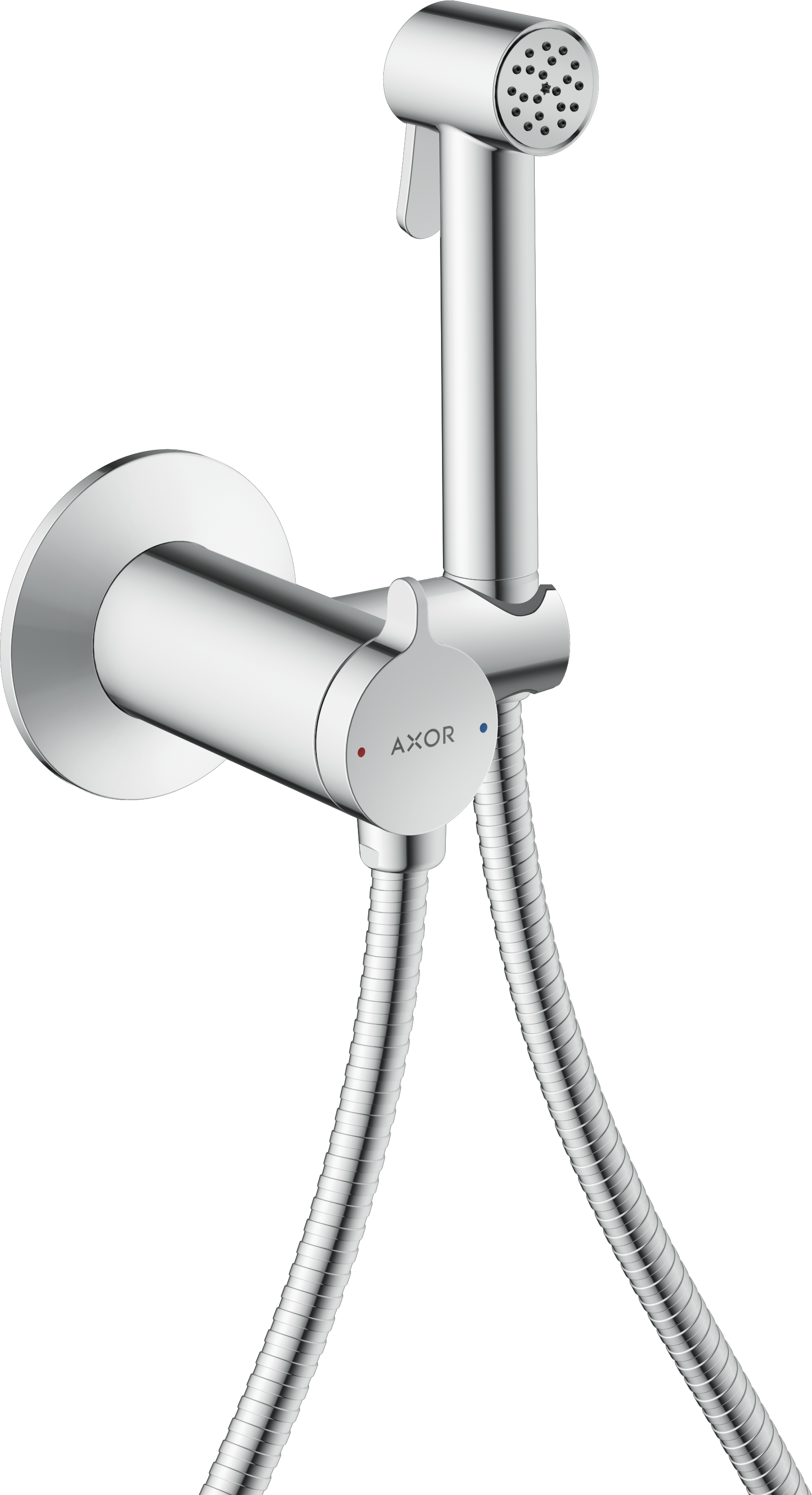 AXOR Porter sets: AXOR Bidette Showers, Bidette hand shower 1jet round ...
