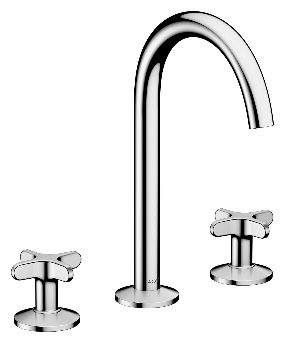 AXOR Washbasin mixers: AXOR One, 3-hole basin mixer 170 with cross ...