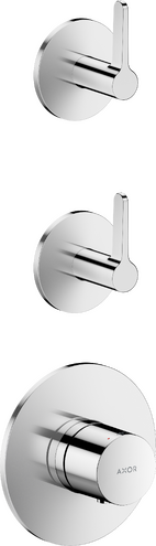 AXOR One Shower mixers: two-handle, 2 functions, Chrome, Item No. 48722000