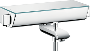 ShowerTablet Select 浴缸龙头: 2 个出水设备, 摩登黑, 货号 24340677 | Hansgrohe Pro CN