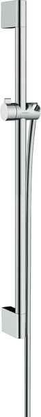 hansgrohe Wallbars: Unica, Shower bar Pulsify S 90 cm with push slider ...