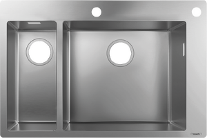hansgrohe Sinks: S71, S719-U765 Under-mount sink 370/370, Item No. 43430800