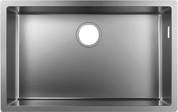 hansgrohe Sinks: S71, S719-U660 Under-mount sink 660, Item No. 43428800