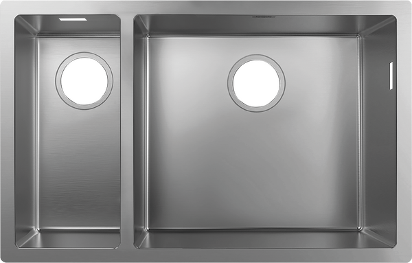 hansgrohe Sinks: S71, S719-U655 Under-mount sink 180/450, Item No. 43429800