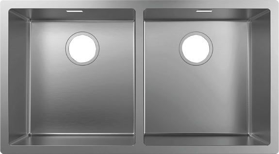 hansgrohe Sinks: S71, S719-U765 Under-mount sink 370/370, Item No. 43430807