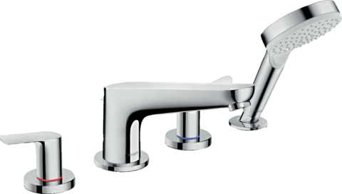 hansgrohe Spare parts: HG valve complete f.3-/4-hole bath mixer, Item ...