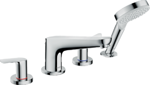 hansgrohe Washbasin mixers: Logis E, Single lever basin mixer 230 with pop-up waste set, Item No ...