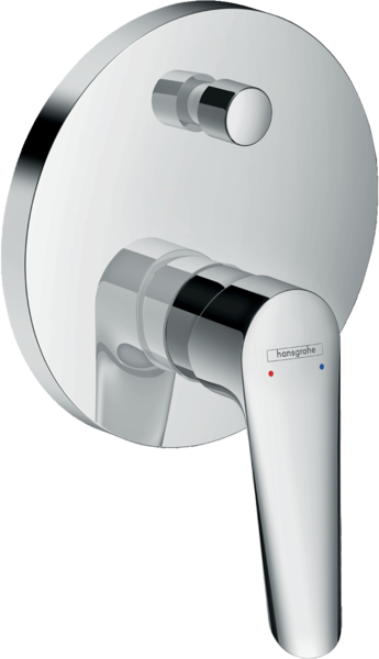 汉斯格雅 面盆龙头: 洛捷丝 E, 单把手面盆龙头100，带提拉落水套件, 货号 71161007 | Hansgrohe Pro CN