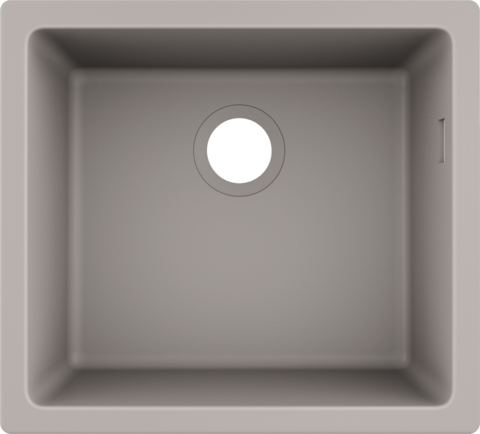 hansgrohe Sinks: S51, S510-U450 Under-mount sink 450, Item No. 43431380