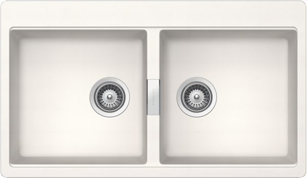 雅生 水槽: AXOR made by Schock, 台上盆 Greenwich N-100 CD，带自动下水套件, 货号 43038100 ...