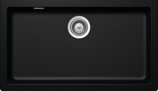 雅生 水槽: AXOR made by Schock, 台上盆 Signus N-100 XL CD，带自动下水套件, 货号 43031100 ...