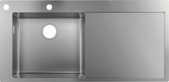 hansgrohe Sinks: S71, S718-F450 Built in sink 450 with drainer, Item No ...
