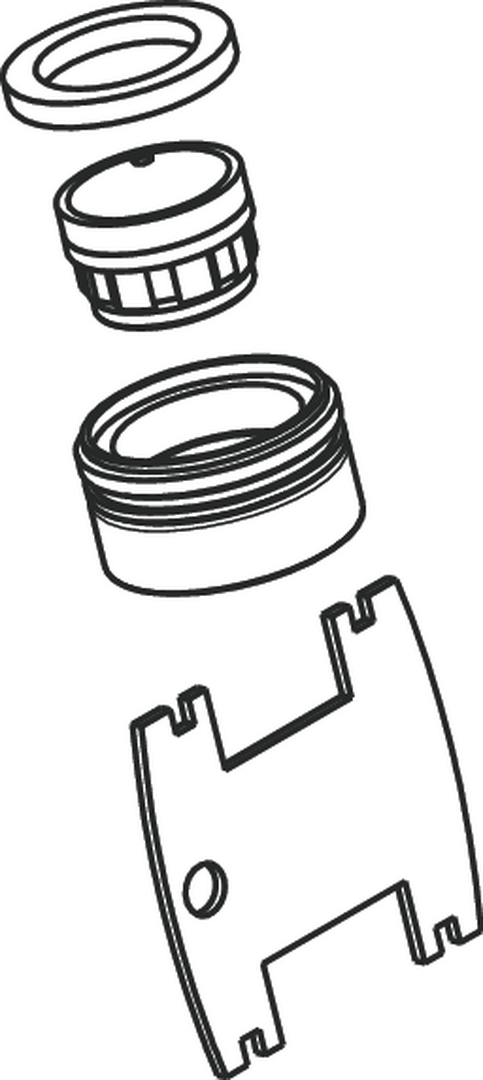 hansgrohe Reservdelar: Strålformare för sensorstyrd blandare, Art.nr ...