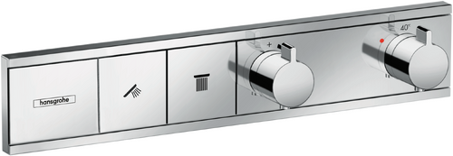 RainSelect Brausearmaturen: 2 Verbraucher, Chrom, Art.-Nr. 15380000