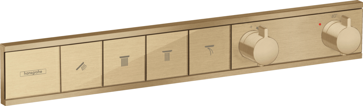 RainSelect Mitigeurs de douche: 4 fonctions, Bronze brossé, N° article ...