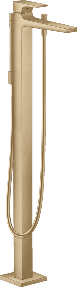 Metropol Bath mixers: 2 functions, Brushed Bronze, Item No. 32532140