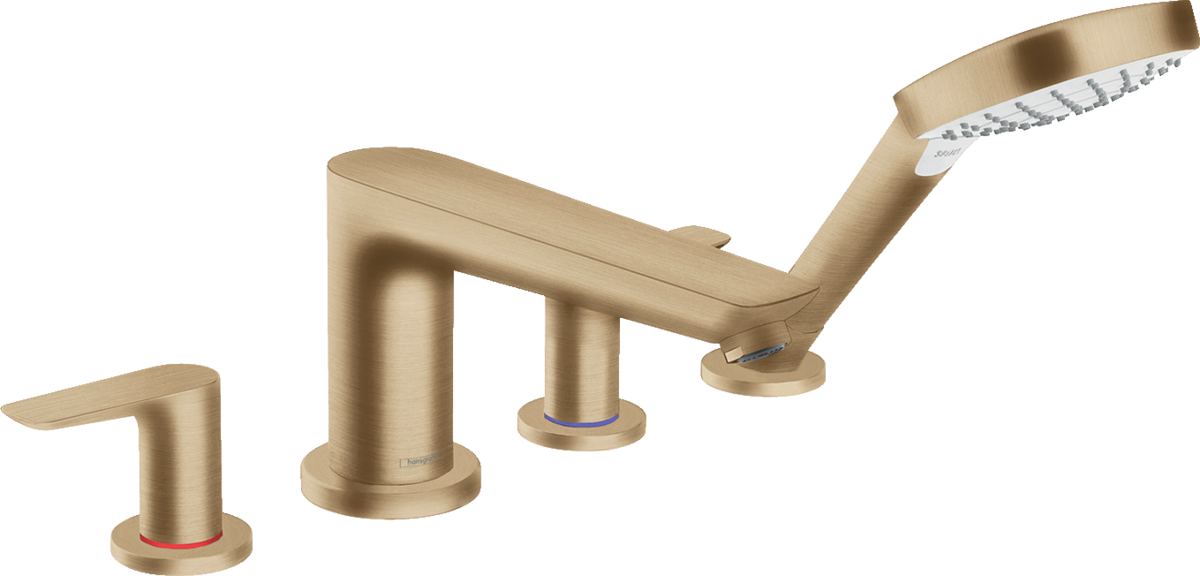 Talis E Bath mixers: 2 outlets, Brushed Bronze, Item No. 71748140