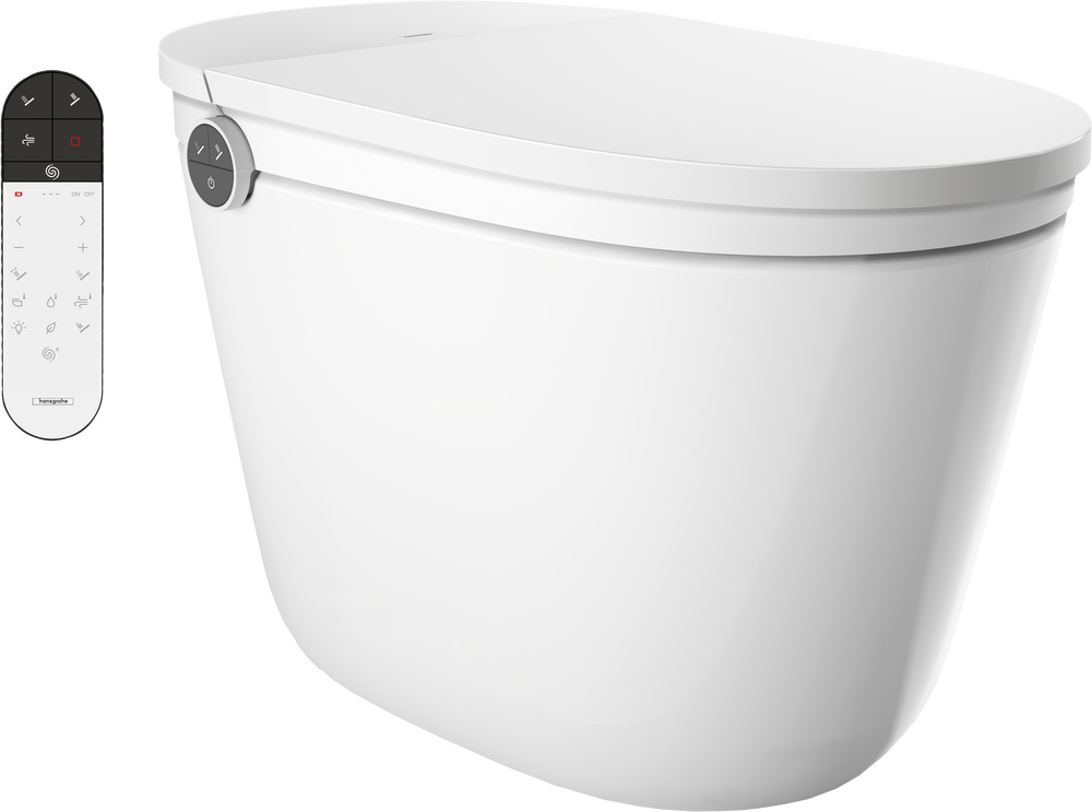 汉斯格雅 智能一体坐便器: 纯境 Uno, 智能一体坐便器（舒适版）305mm, 货号 22400007