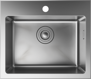 hansgrohe Sinks: S43, S430-F400 Built-in sink 400 incl. manual drain ...