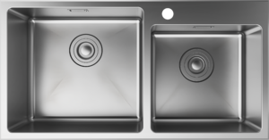 hansgrohe Sinks: S43, S430-F400 Built-in sink 400 incl. manual drain ...