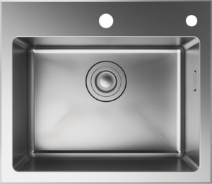 hansgrohe Sinks: S43, S430-F400 Built-in sink 400 incl. manual drain ...