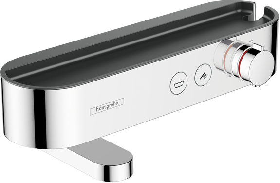 ShowerTablet Select Bath mixers: 2 functions, Chrome, Item No. 24340000