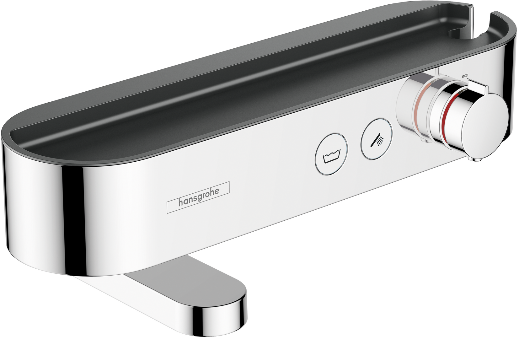 ShowerTablet Select Bath mixers: 2 functions, Chrome, Item No. 24340000