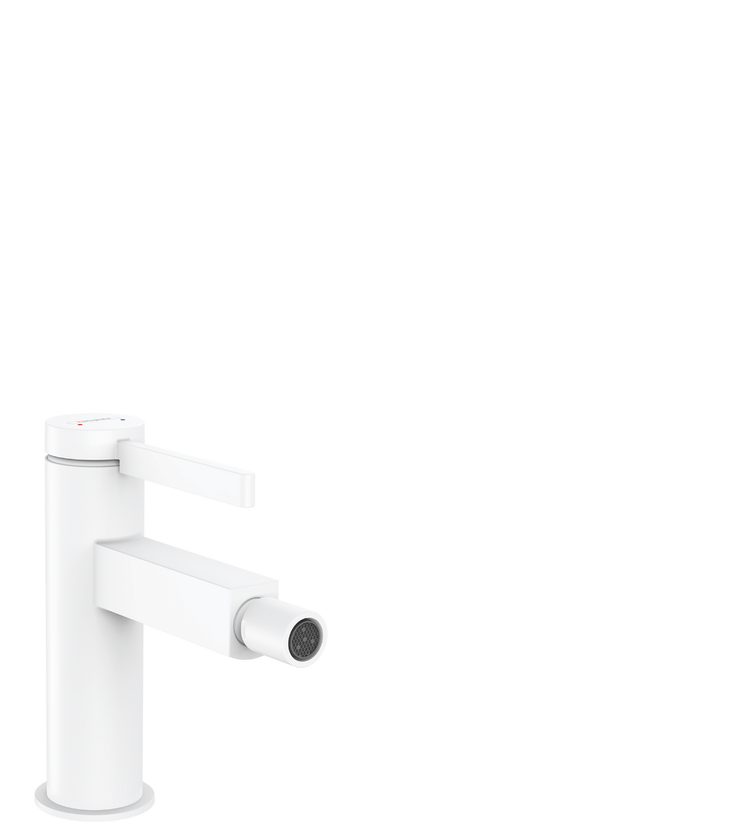 Finoris Bidet mixers: Matt White, Item No. 76200700