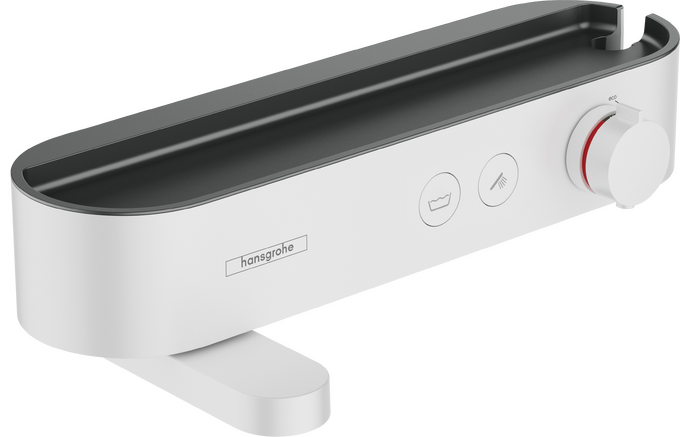 ShowerTablet Select Bath mixers: 2 functions, Matt White, Item No. 24340700