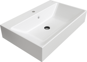 汉斯格雅 闻汐 U, 碗盆675/395不带龙头安装孔，带右侧置物平台, 货号 22423007 | Hansgrohe Pro CN