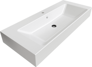 汉斯格雅 闻汐 U, 碗盆675x395mm，带右侧置物平台, 货号 22423007 | Hansgrohe Pro CN