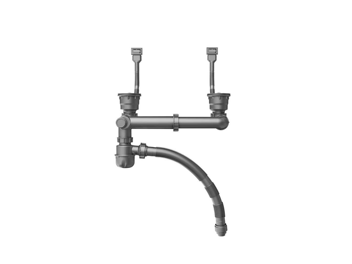 hansgrohe Waste systems sink: D20-10 manual waste and overflow set for ...