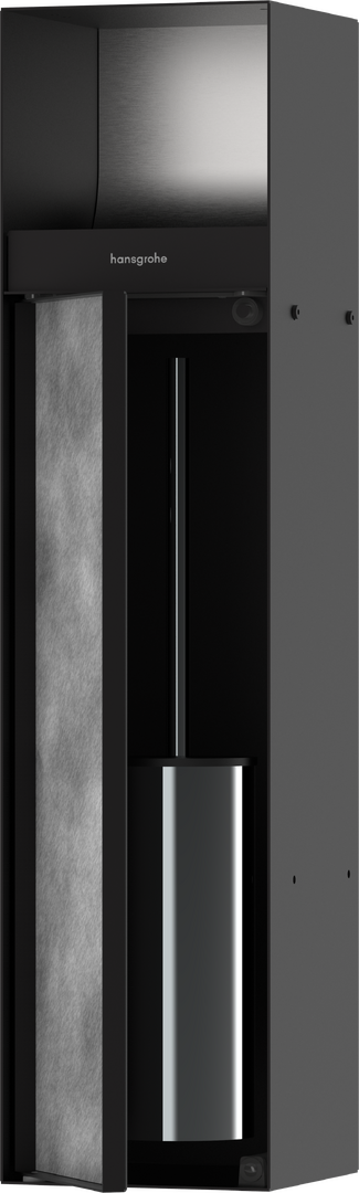 hansgrohe Accessories: XtraStoris Rock, Recessed Toilet Brush Holder ...
