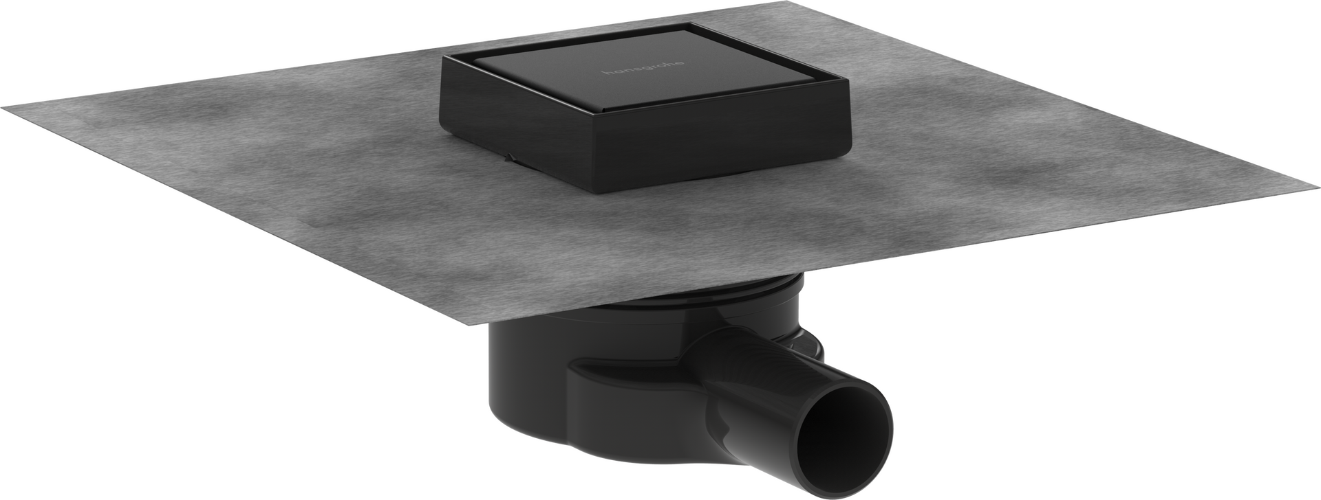 hansgrohe Shower drains: RainDrain Point, Complete set point drain 100/ ...