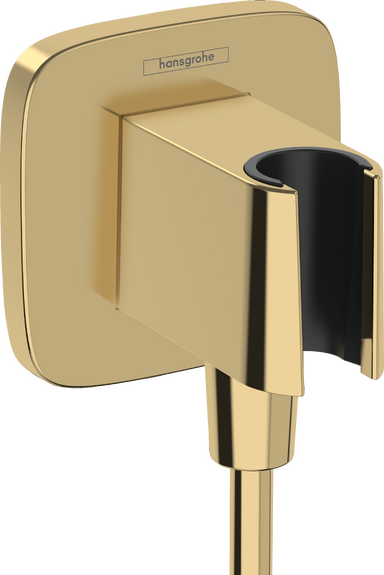 hansgrohe Wall outlet: FixFit Q, Wall outlet with shower holder, Item ...