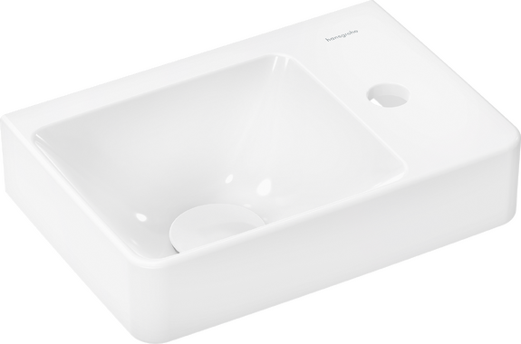 hansgrohe Wastafels: Xelu Q, Handwasbak met tablet rechts 360/250 met ...