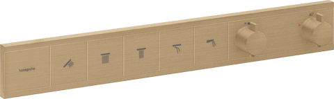 RainSelect Shower mixers: 5 functions, Brushed Bronze, Item No. 15384140