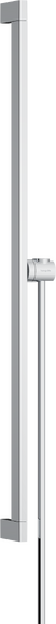 hansgrohe Wallbars: Unica, Shower bar E Puro 90 cm with easy slide hand ...