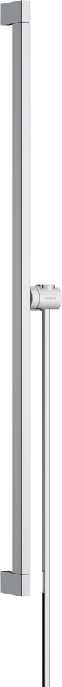 hansgrohe Wallbars: Unica, Shower bar E Puro 90 cm with easy slide hand ...