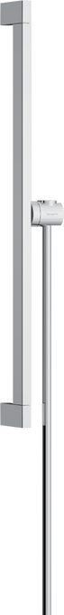 hansgrohe Wallbars: Unica, Shower bar E Puro 65 cm with easy slide hand ...