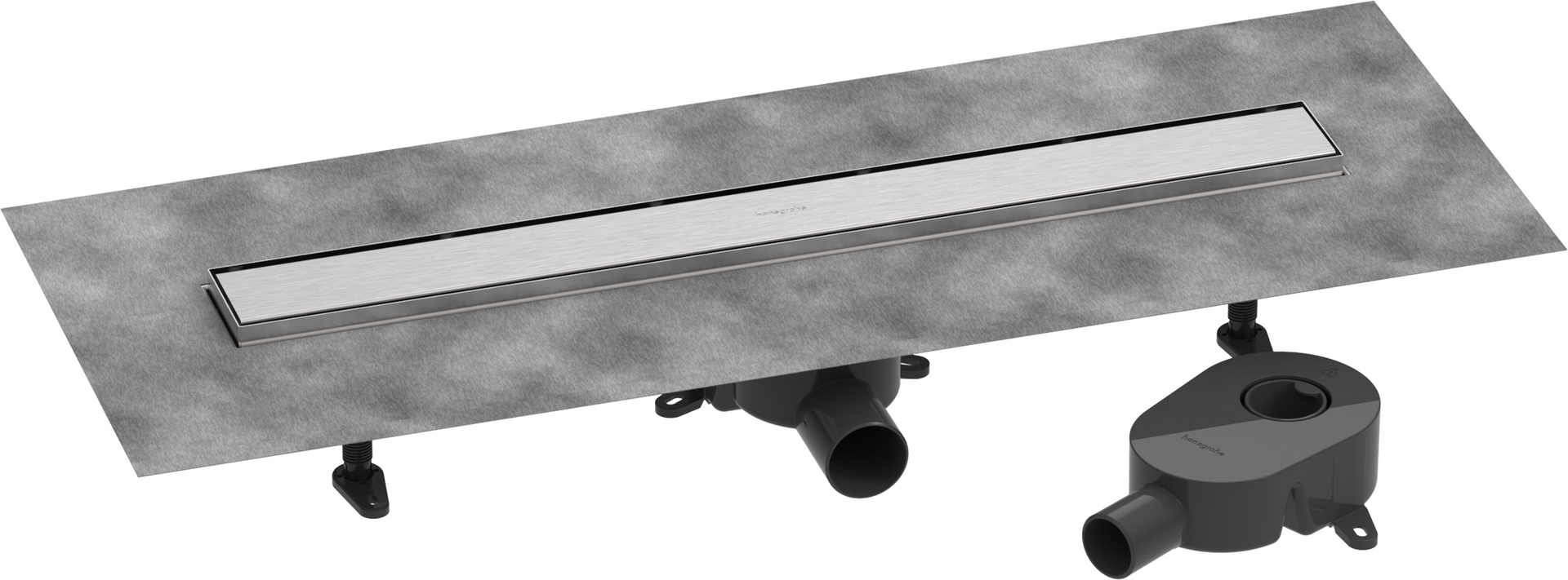 hansgrohe Shower wastes: RainDrain Go, Complete set shower drain 700 ...